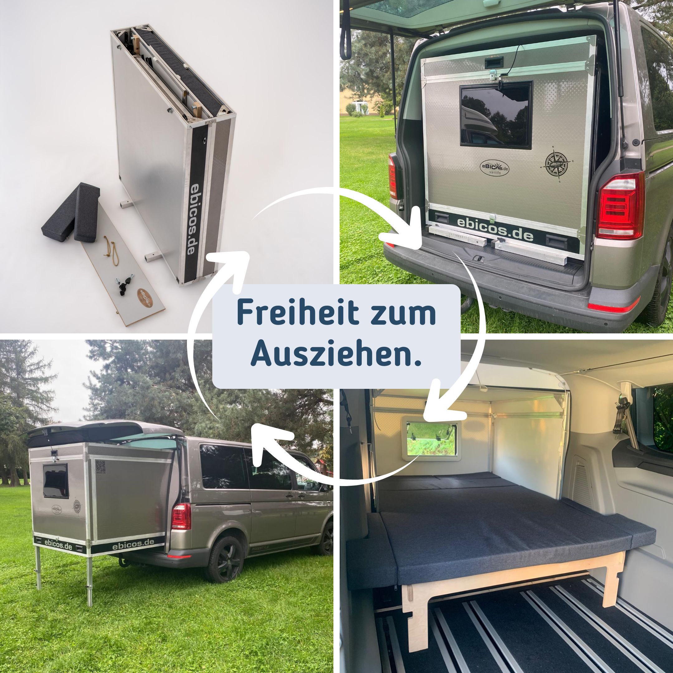 Happy Dreamer ® – Slide-Out Schlafmodul für Transporter | ebicos